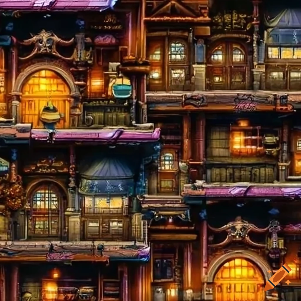 2d Steampunk City 2d Side Scrolling Platformer Video Game Tileset