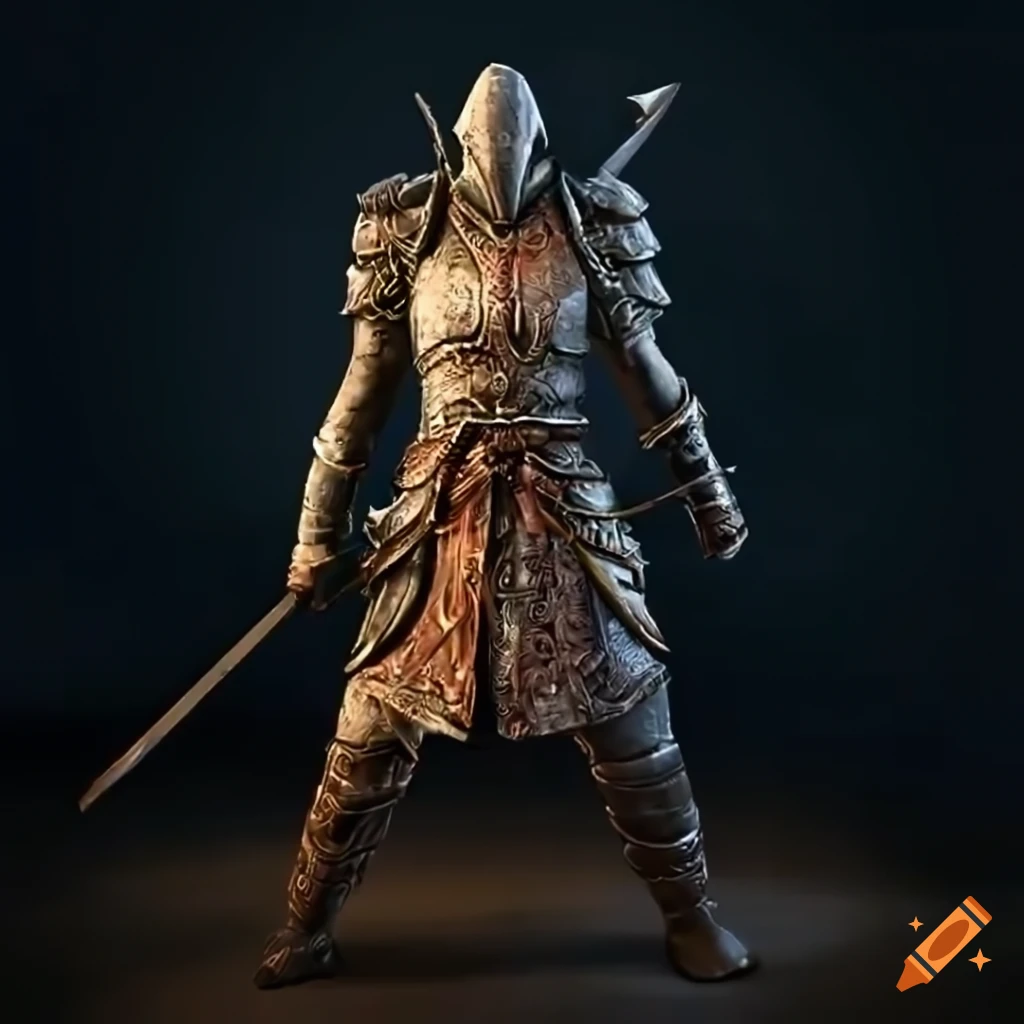 Tiandi from for honor on Craiyon