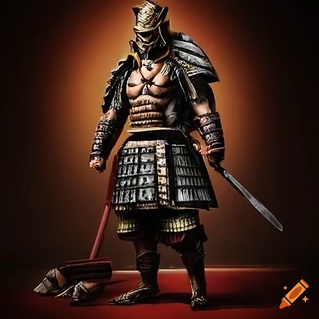 Samurai gladiator on Craiyon