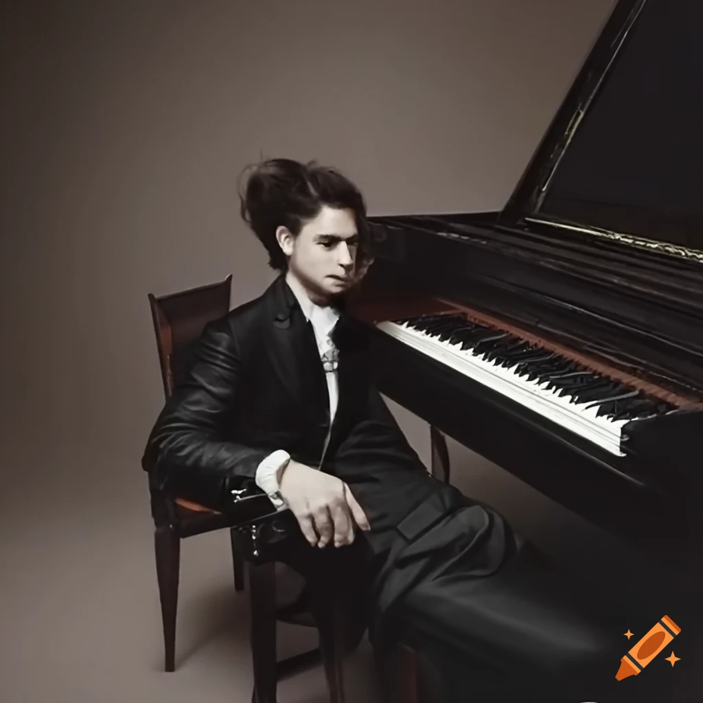 Dino dimuro musician piano player on Craiyon