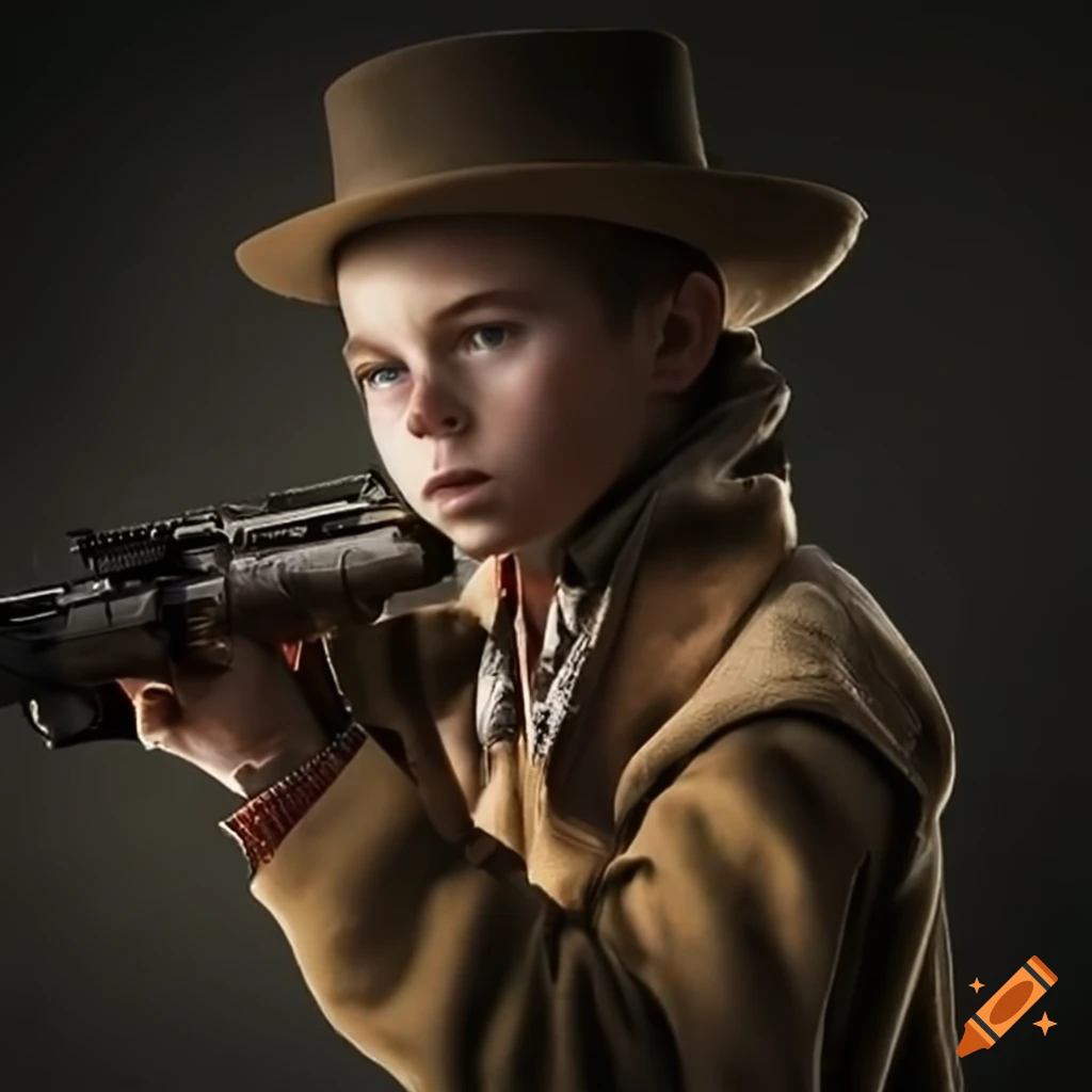 Jake chambers, the young gunslinger on Craiyon