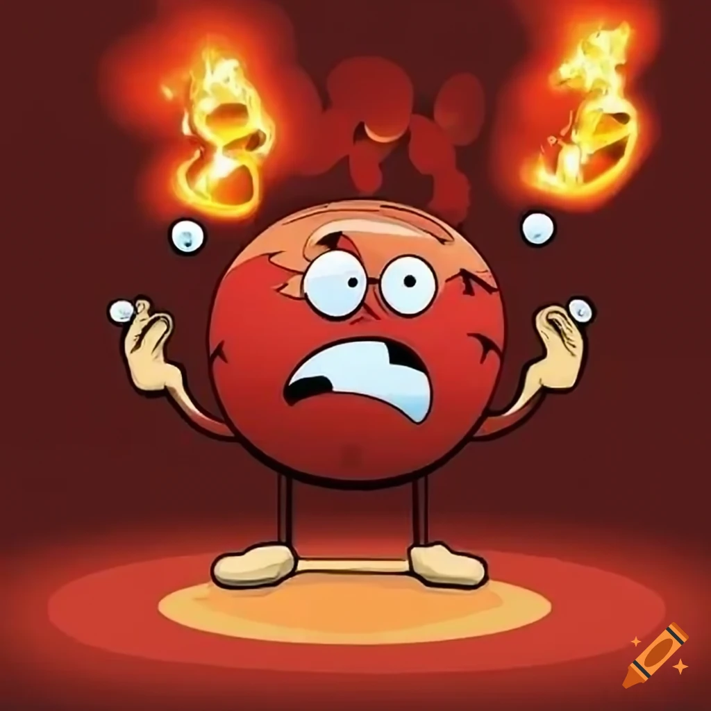 Earth On Fire Animation