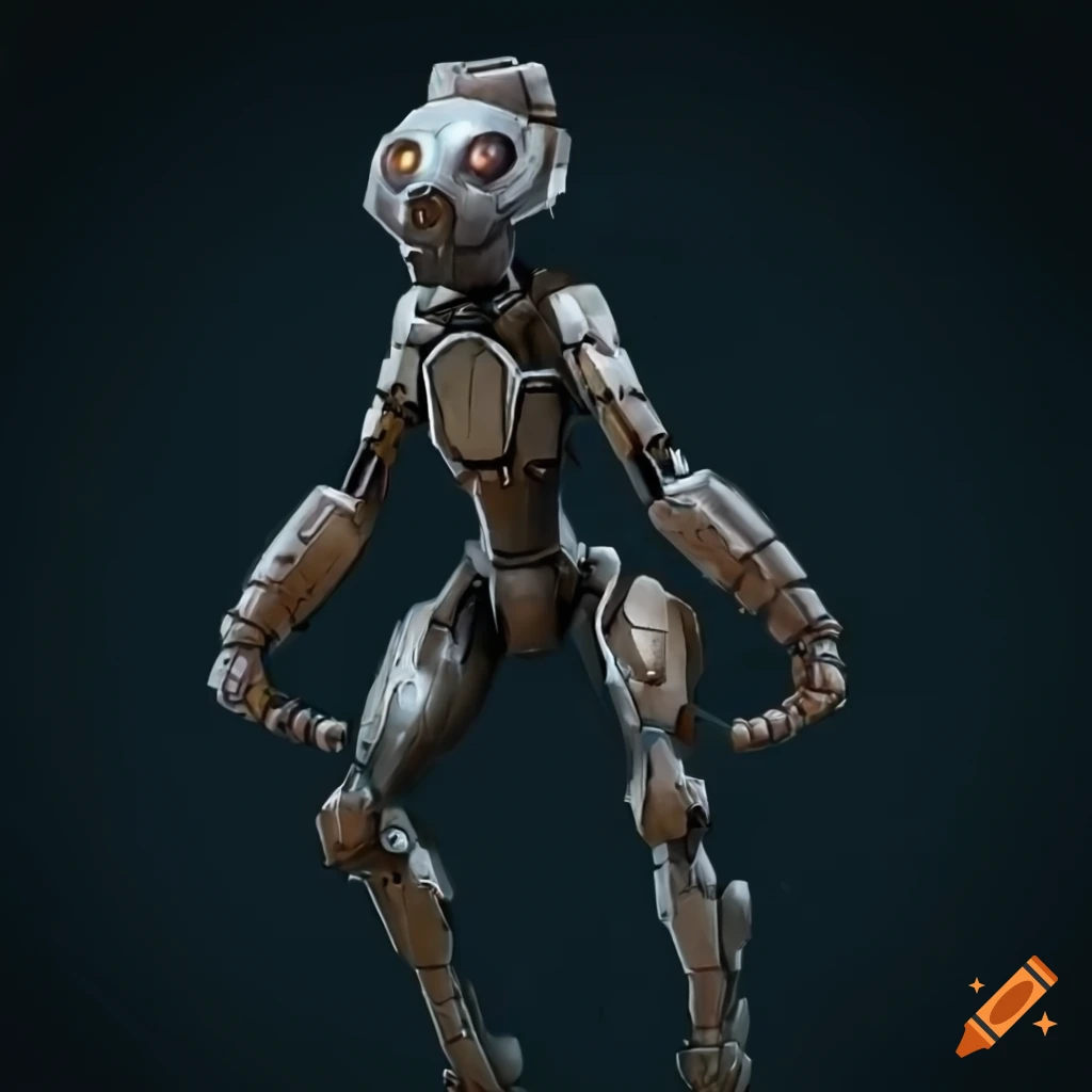 Sci-fi armored cyborg ant