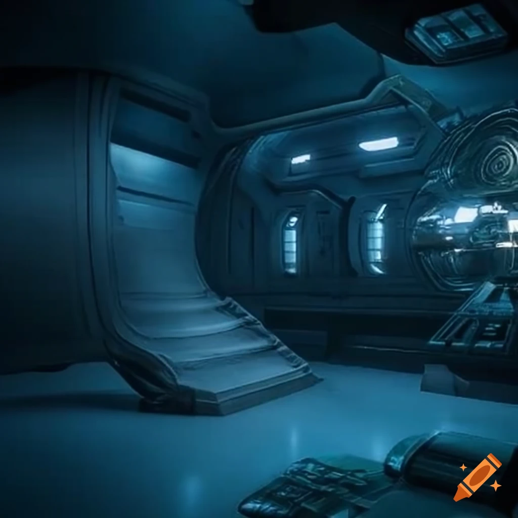 Alien in a spaceship