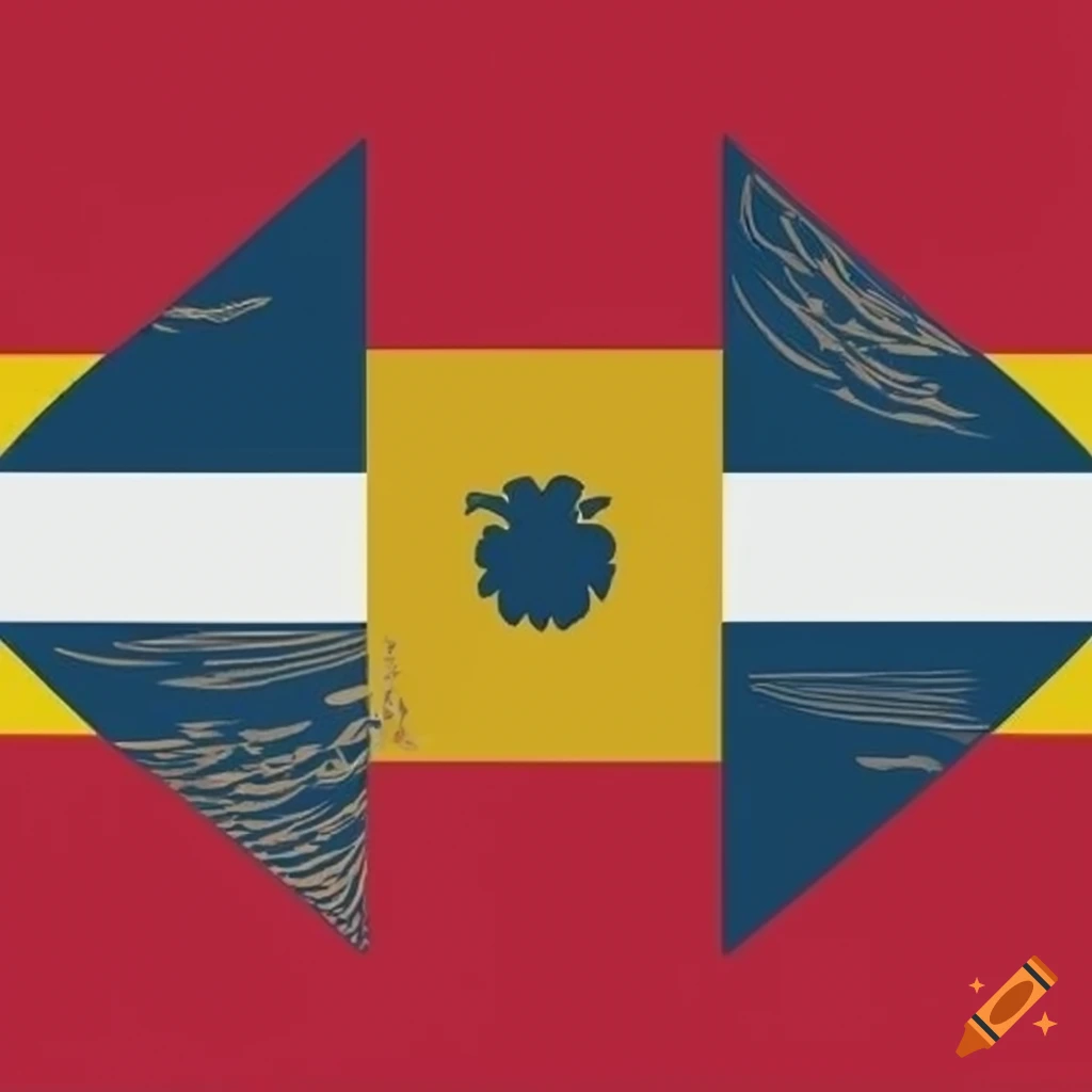 Strange flag design for duck themed country on Craiyon