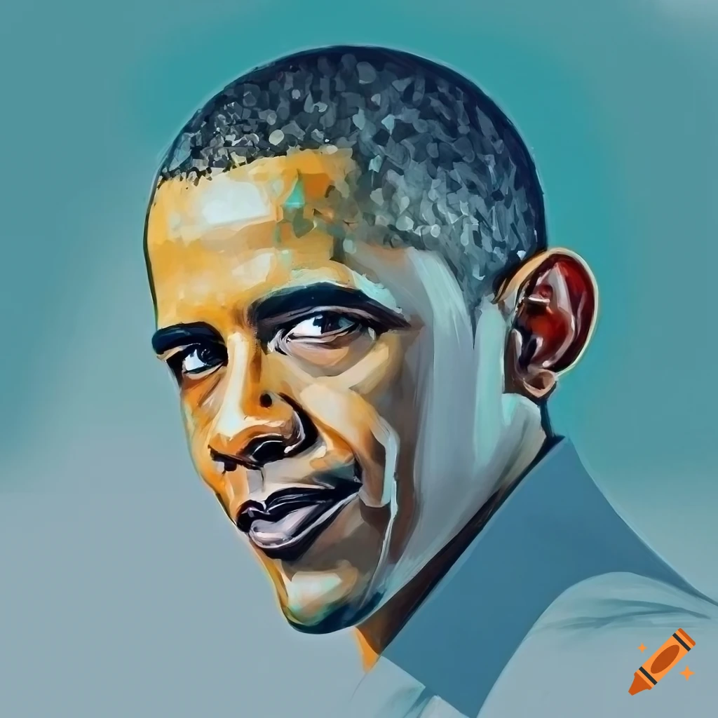 Barack obama, president, usa, portrait