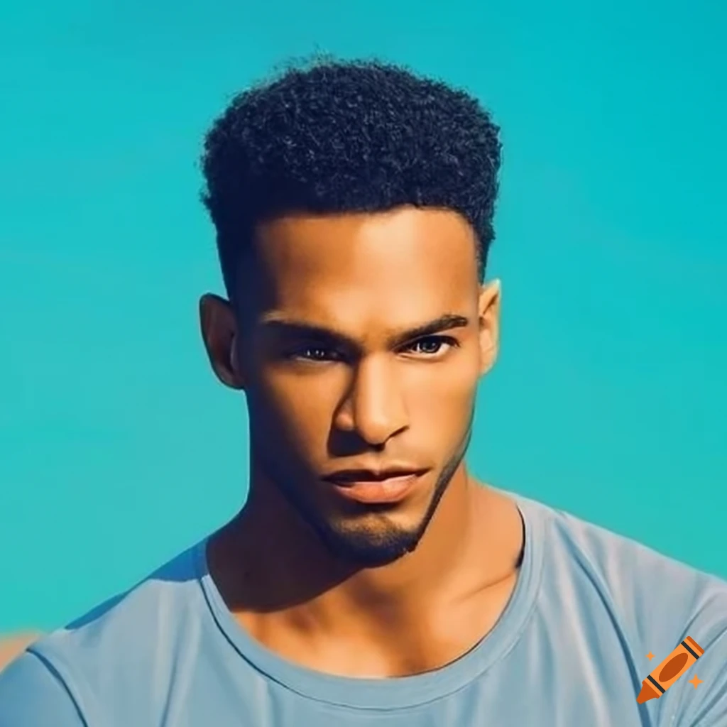 Handsome caribbean man on Craiyon