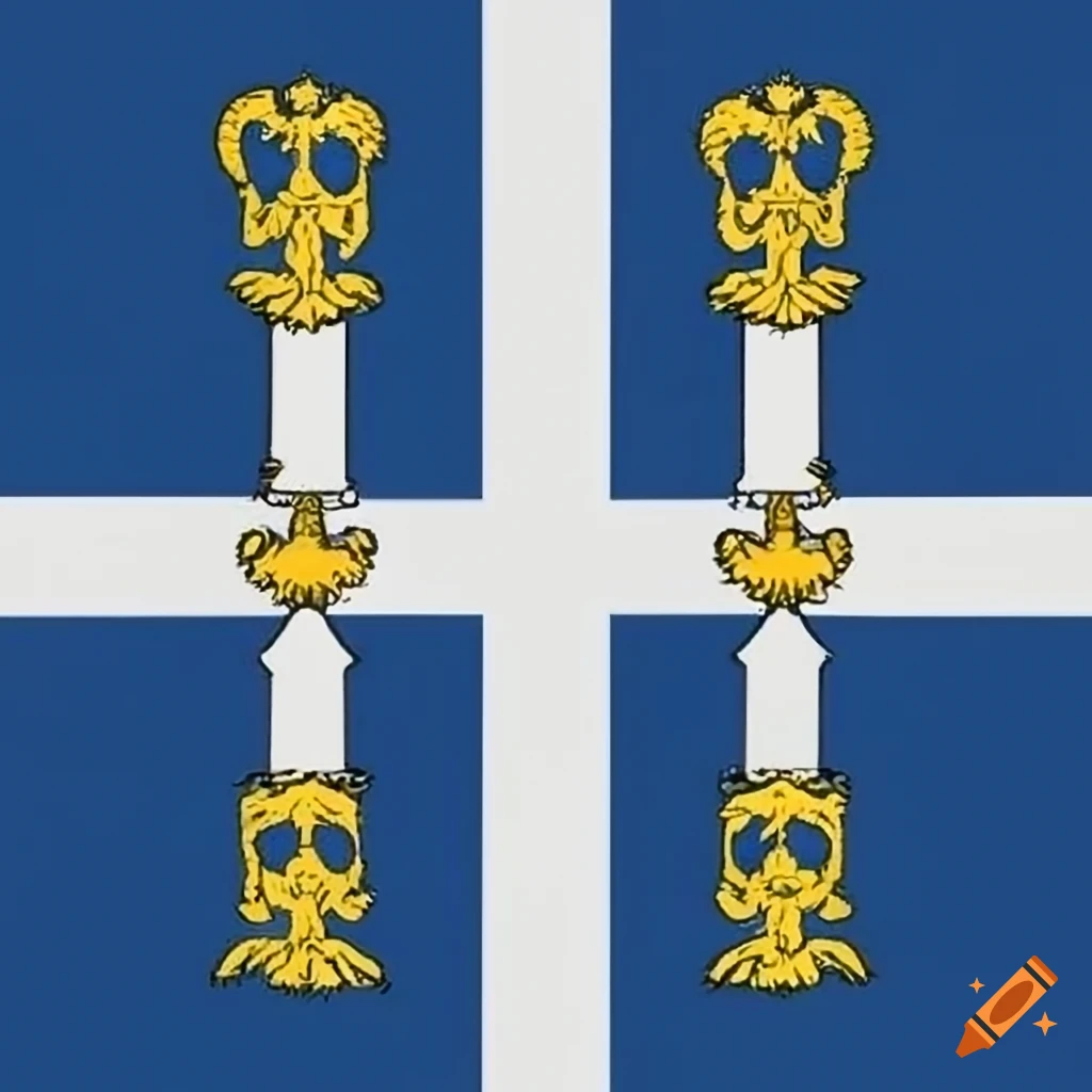 Flag of nordlandia on Craiyon
