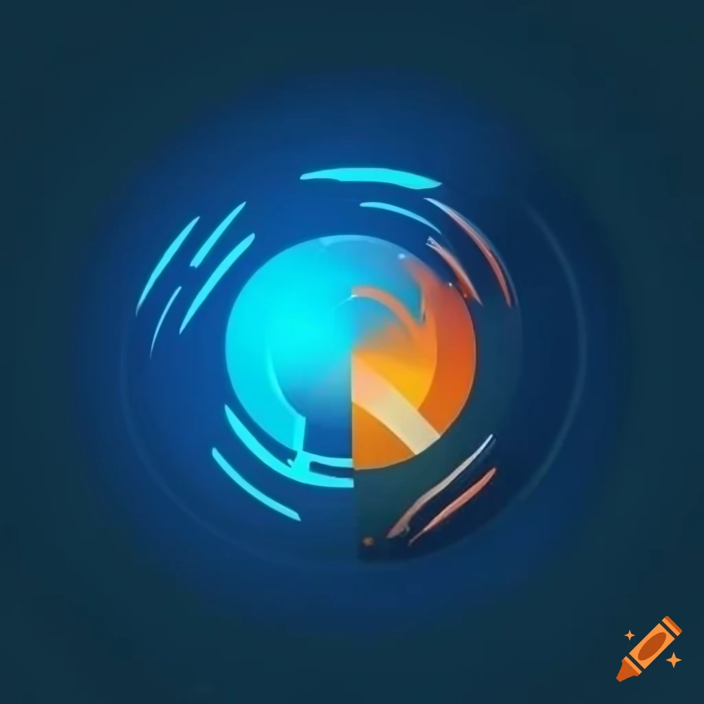 Logotipo moderno para hau soluções em tecnologia