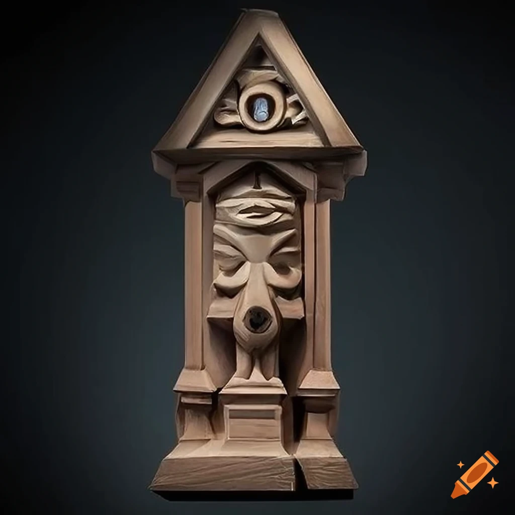 ‘Architectural Stave carving’-Style, Zelda boss sculpture, stunning ...