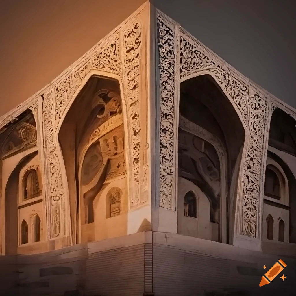 Facade of shah abbas safavi museum building