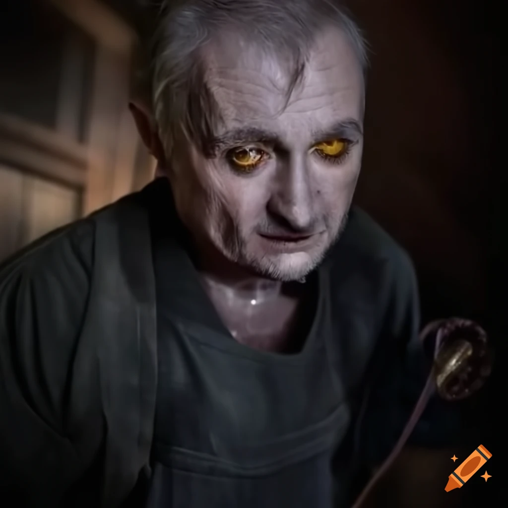 Vampire, male, portrait, Malkavian, middle-aged man, Czech, medium ...