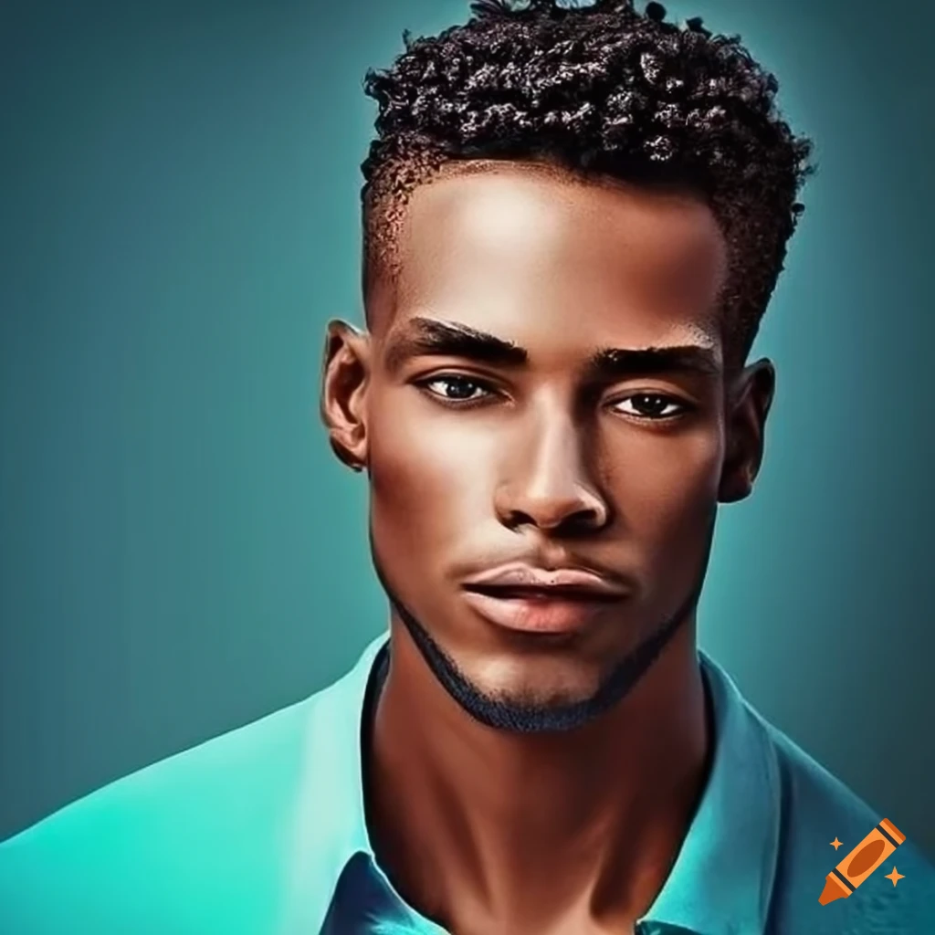 Handsome caribbean man on Craiyon