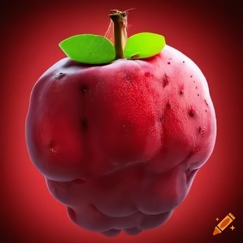 Big red fruit on Craiyon