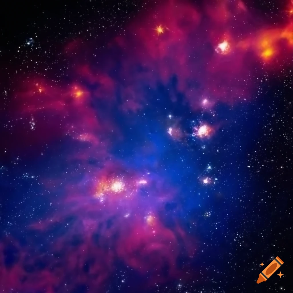 Star Formation In Molecular Cloud Photo On Craiyon