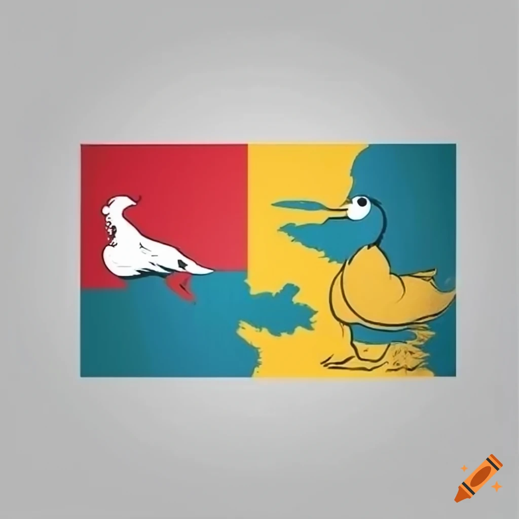 Flag design for duck themed country on Craiyon