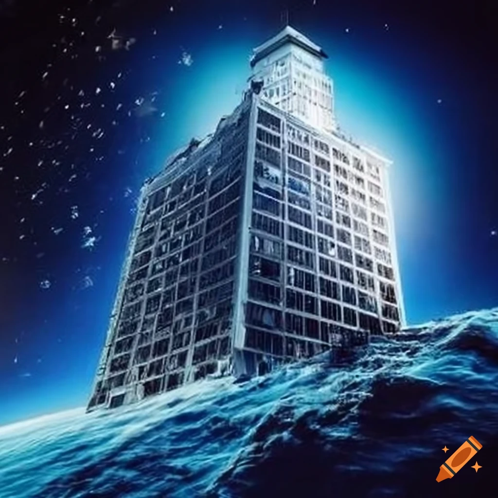 New england building falling apart in space