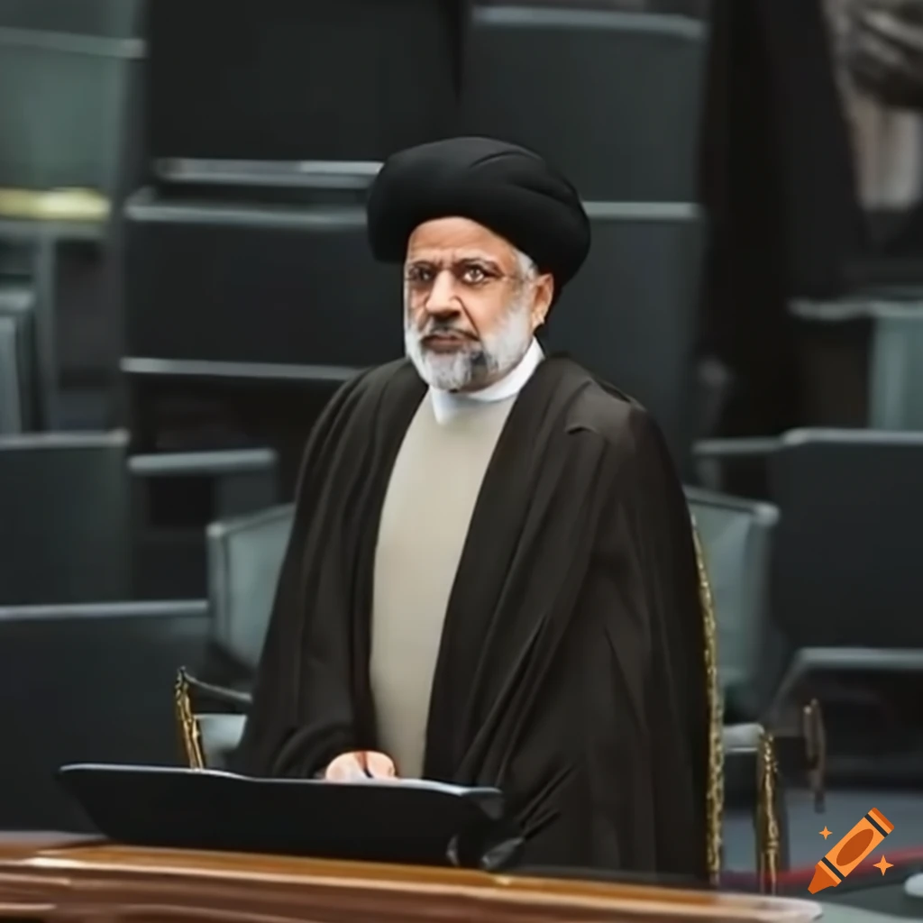 Ebrahim raisi on Craiyon