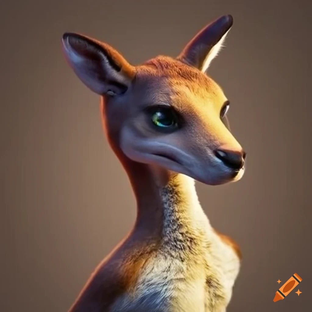 Female anthro kangaroo