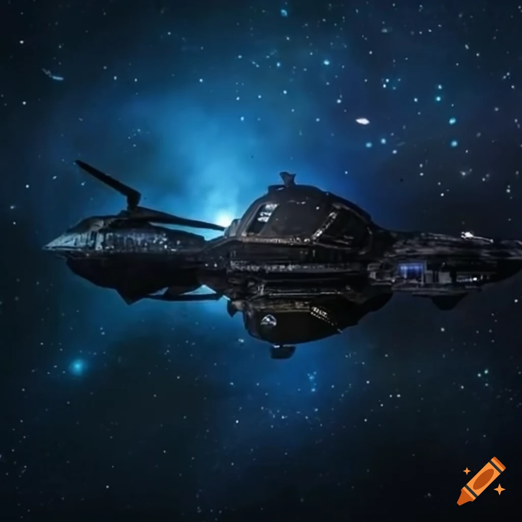 Alien in a spaceship