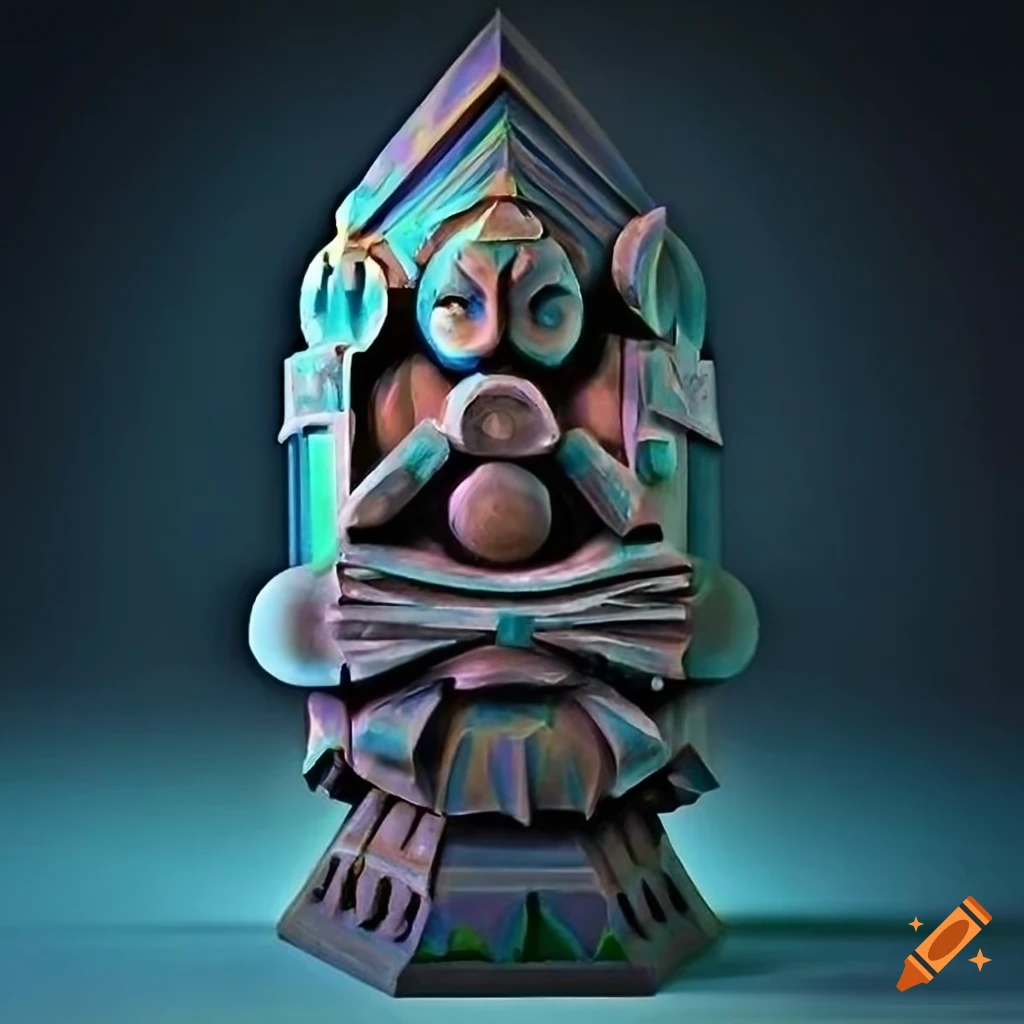 ‘Architectural Stave carving’-Style, Zelda game sculpture, stunning ...