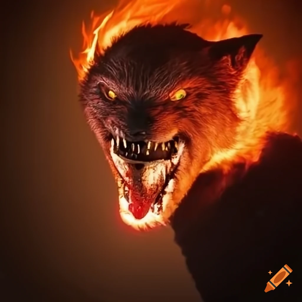 Fire werewolf