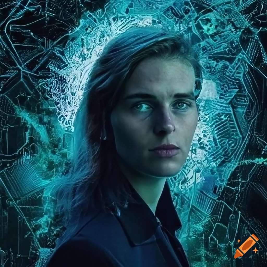 INTRICATE PORTRAIT OF A FEMALE HIGH FASHION MODEL, extravagant, facing ...