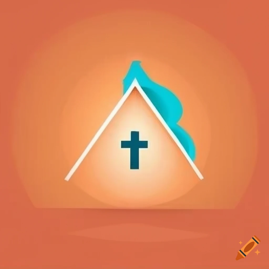 Logo of a church incorporating Christian fish symbols and minimalist ...