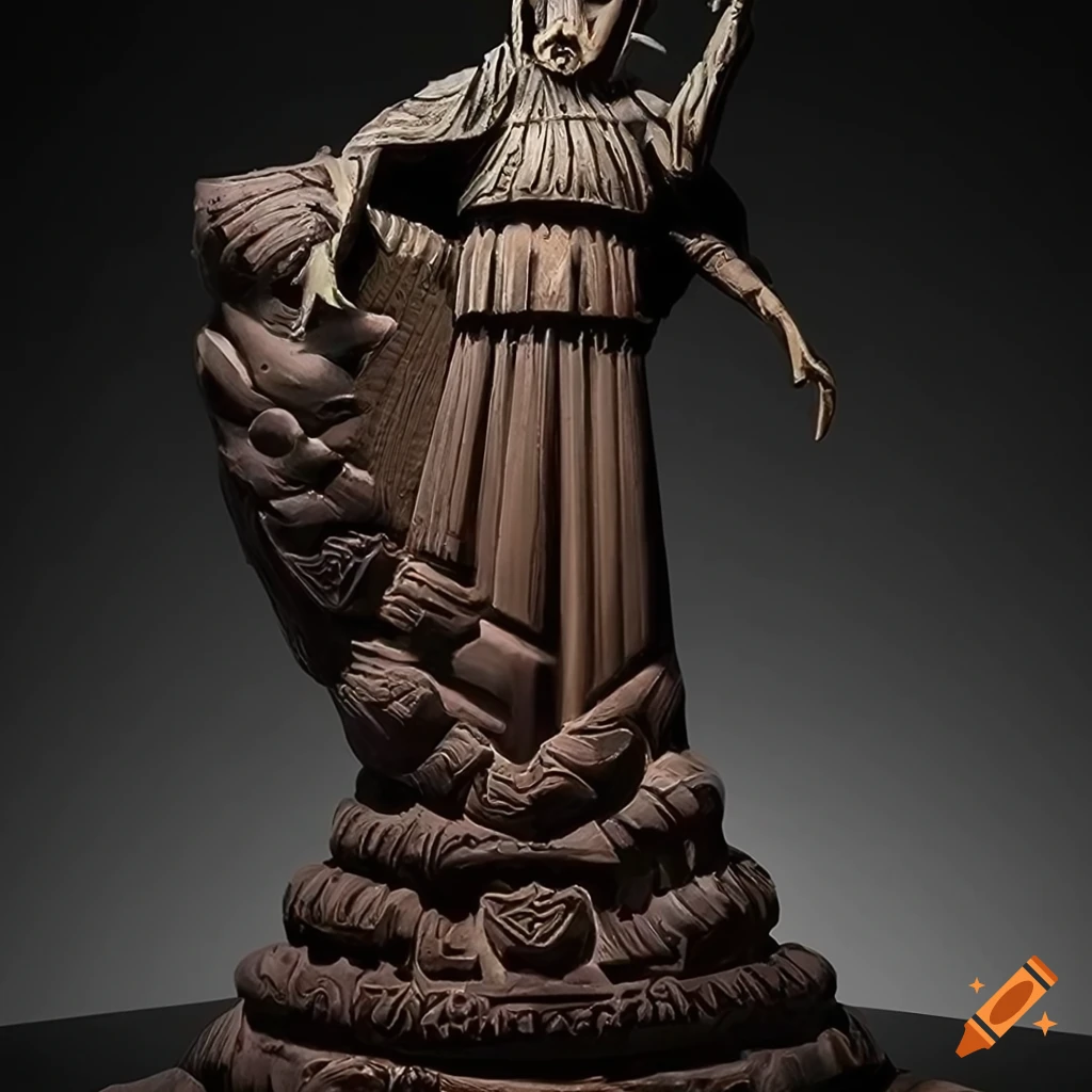 ‘Architectural Stave carving’-Style, Zelda Boss game sculpture ...