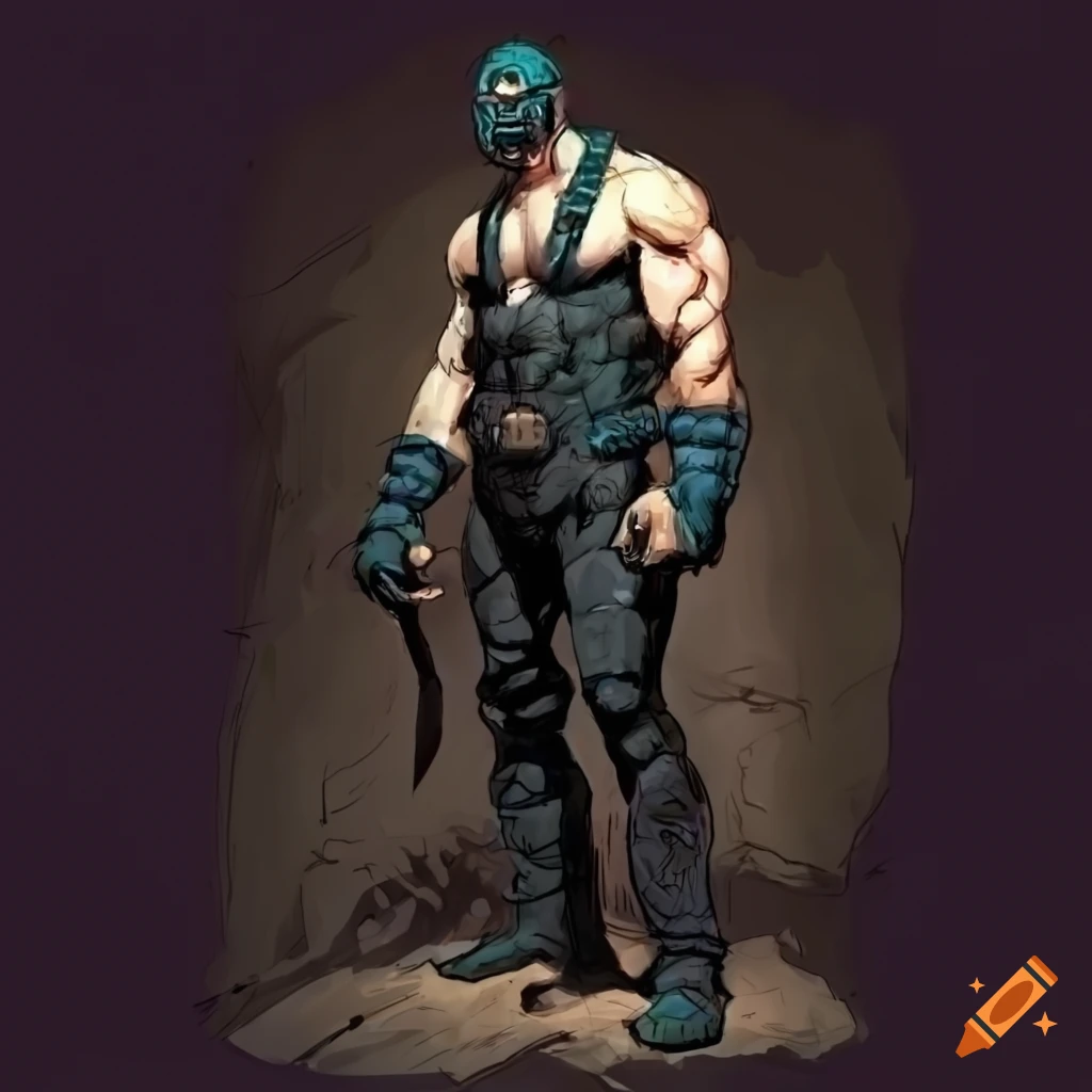 Batman Arkham Origins Artwork Bane