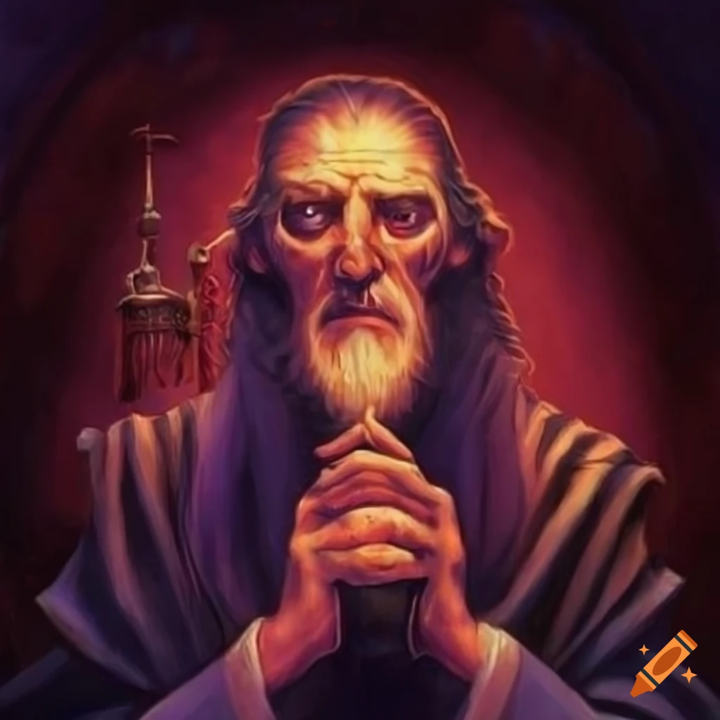 90s era wizard art on Craiyon