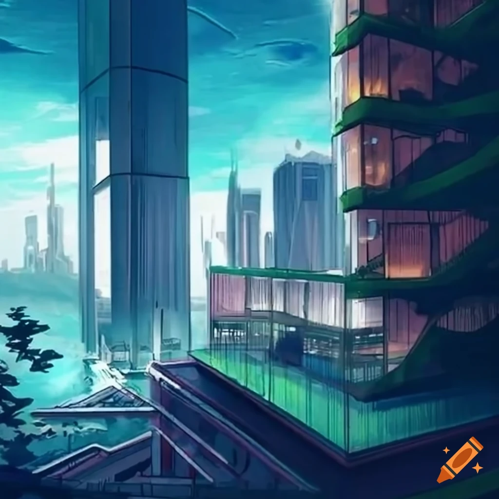 Draw a floor print of a modern building