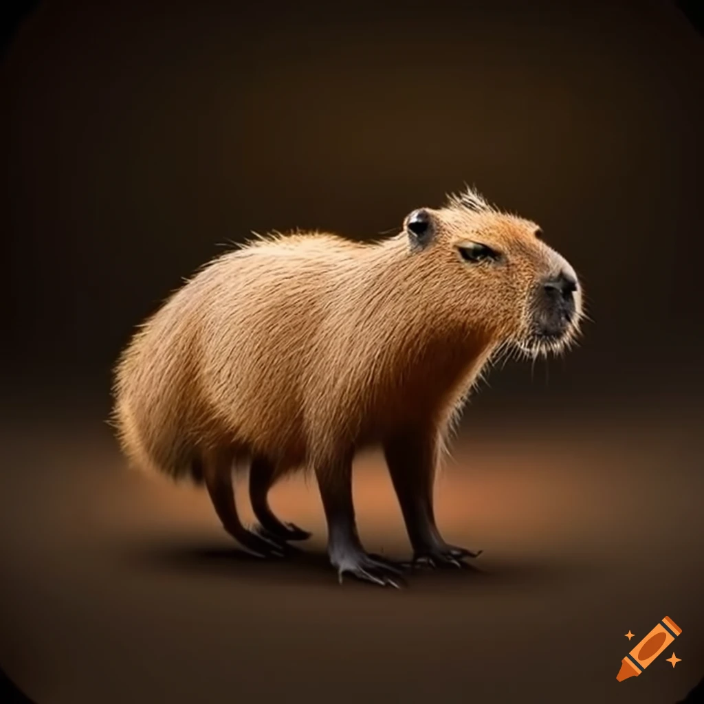 Back capybara