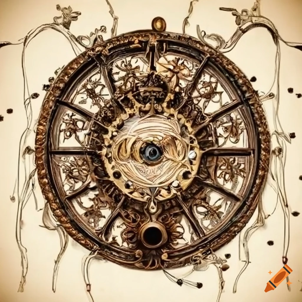 Intricate steampunk-inspired design