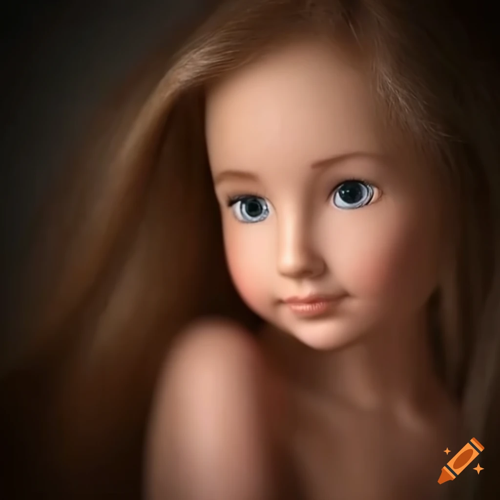 Beautiful woman portrait real-life super-detailed enhanced morphs into ...