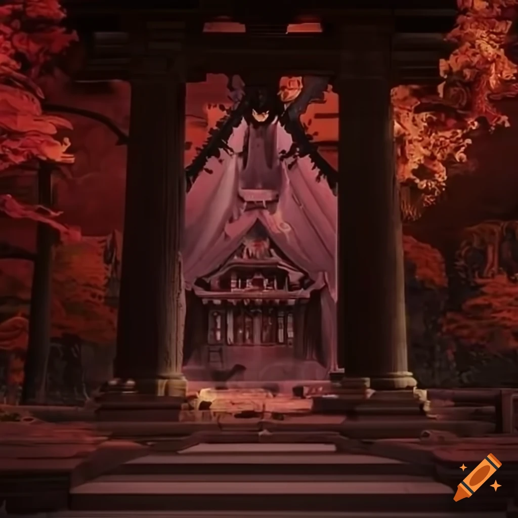 Malevolent shrine on Craiyon