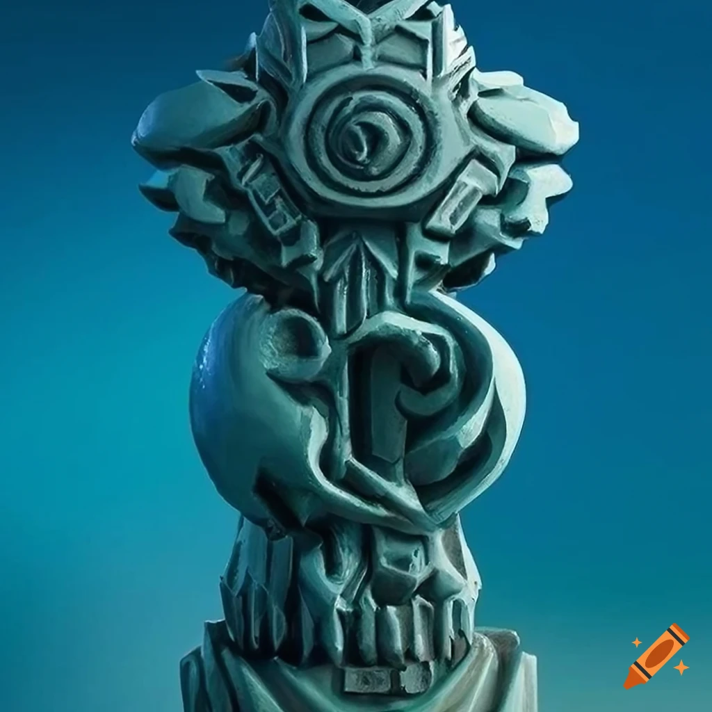 ‘Architectural Stave carving’-Style, Zelda game sculpture, stunning ...