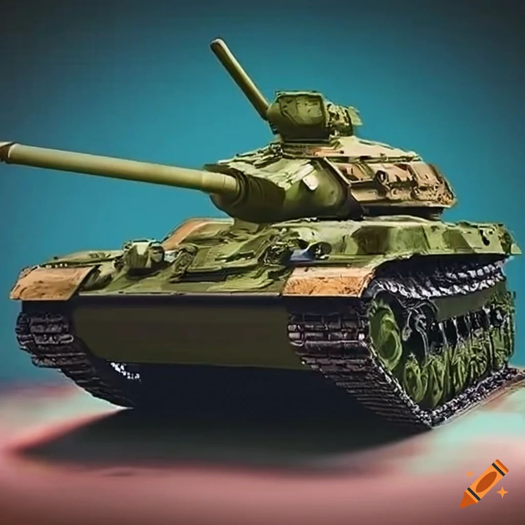 Russian tank on Craiyon