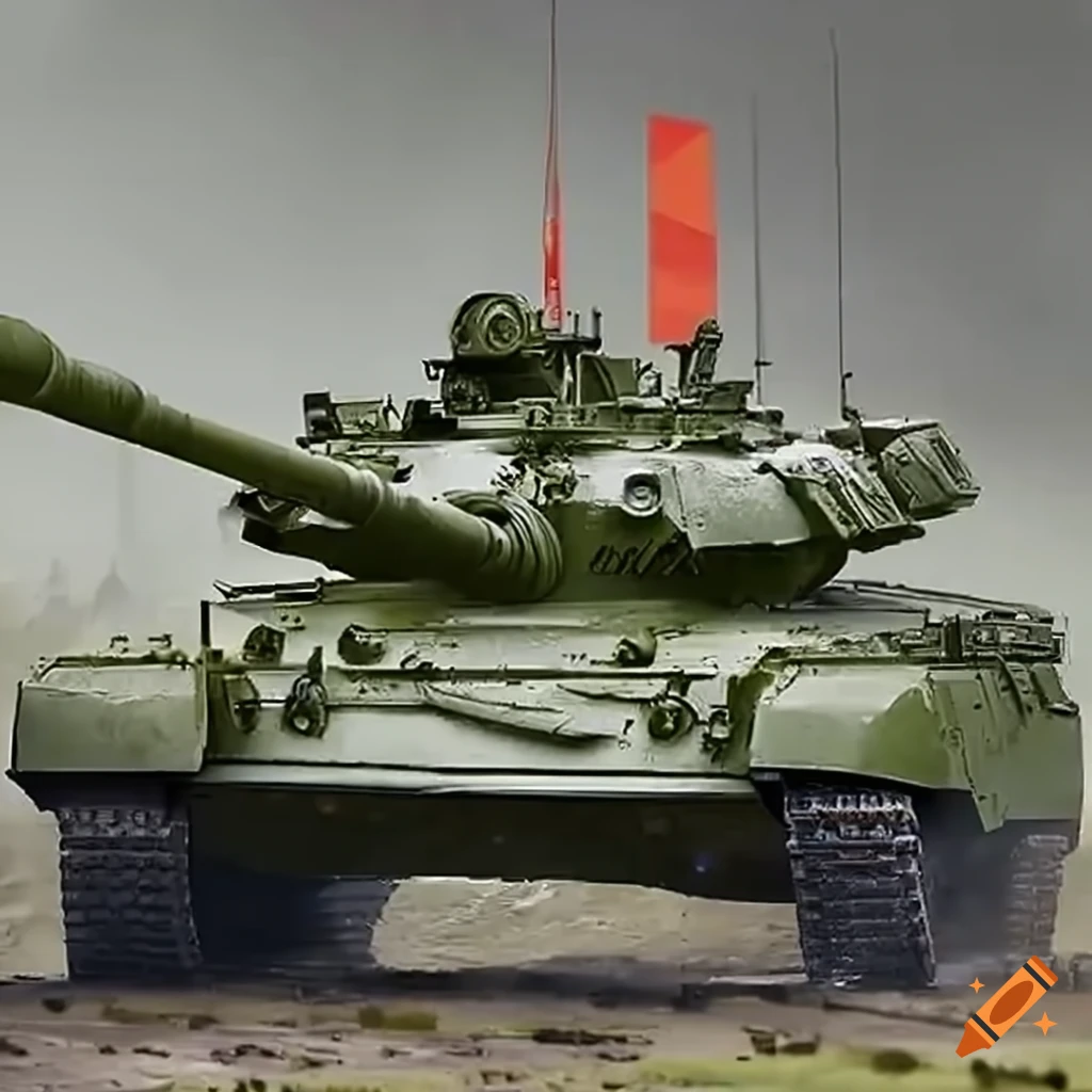 Soviet t-72b main battle tank
