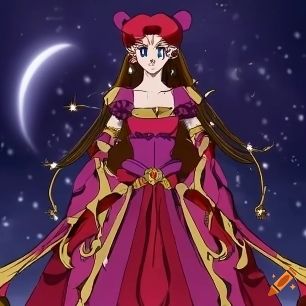Sailor moon as medieval princess on Craiyon