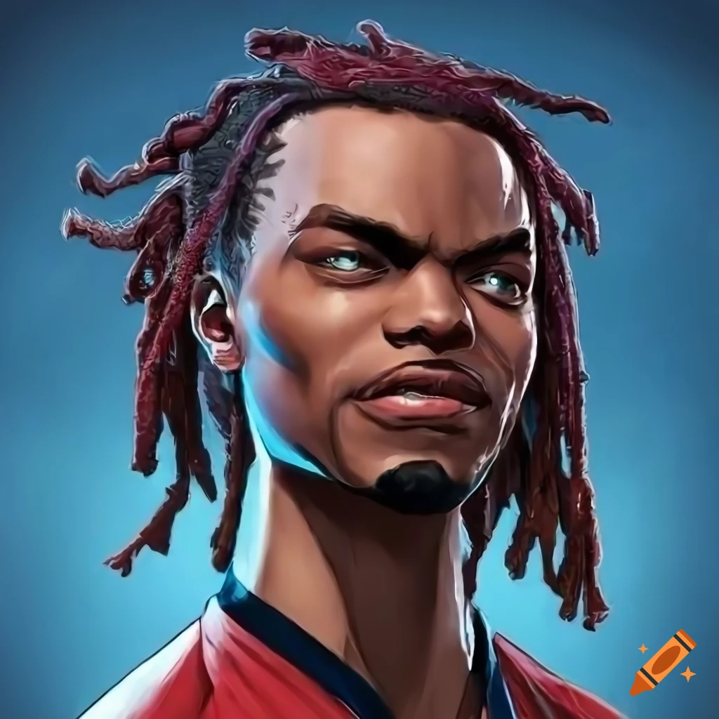 Digital, up close head and torso shot of, marvel future fight, franz ...