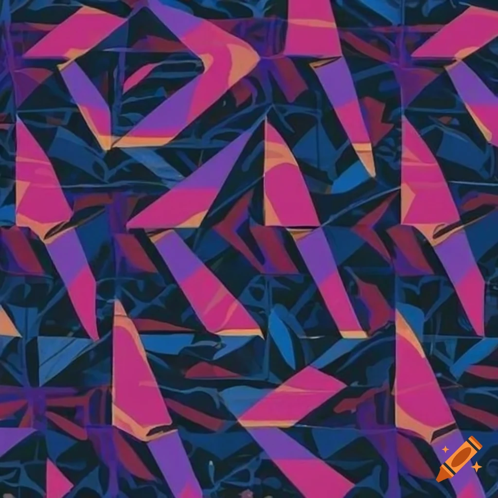 90s pattern on Craiyon