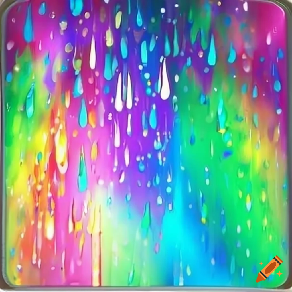 Rainbow rain