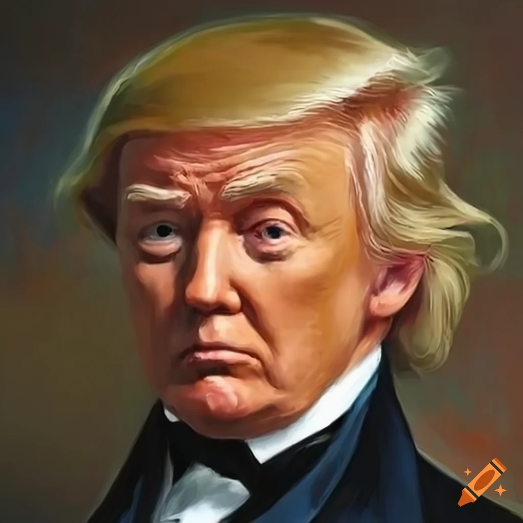 Donald trump in a classical reinassance painting on Craiyon