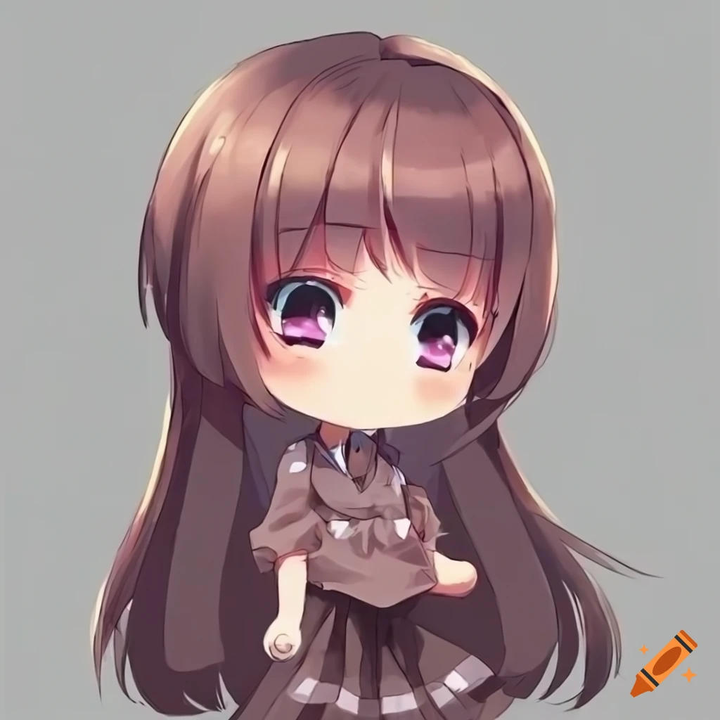 Kana arima anime girl chibi on Craiyon