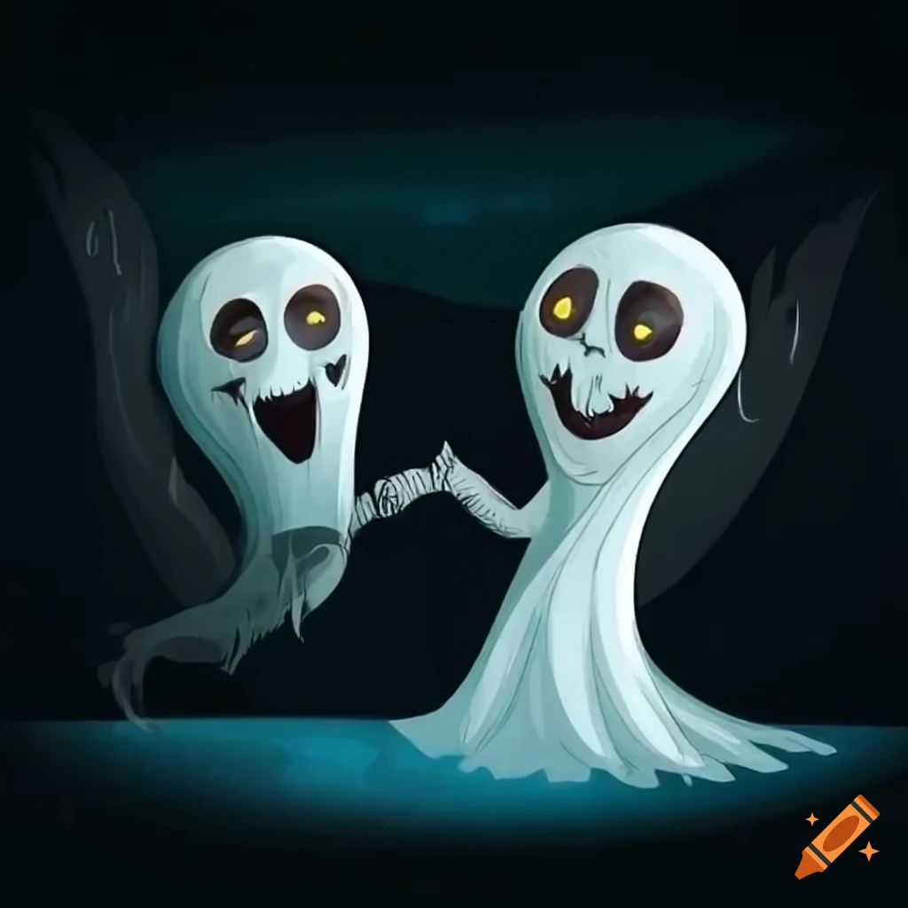 Scary Cartoon Ghost