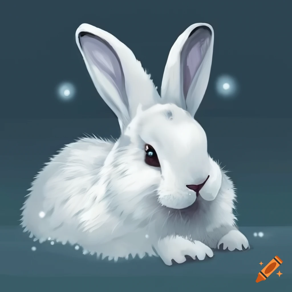 Snowy rabbit