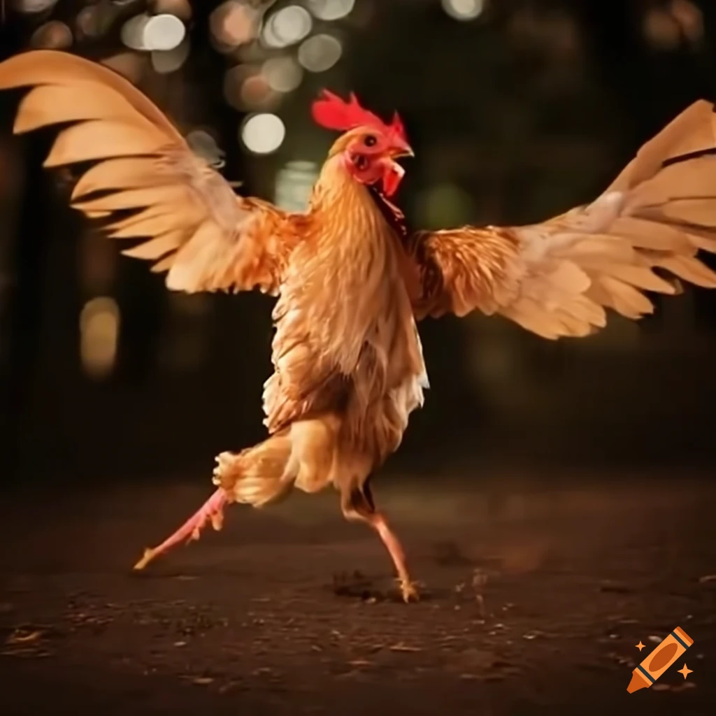 Chicken dance on Craiyon