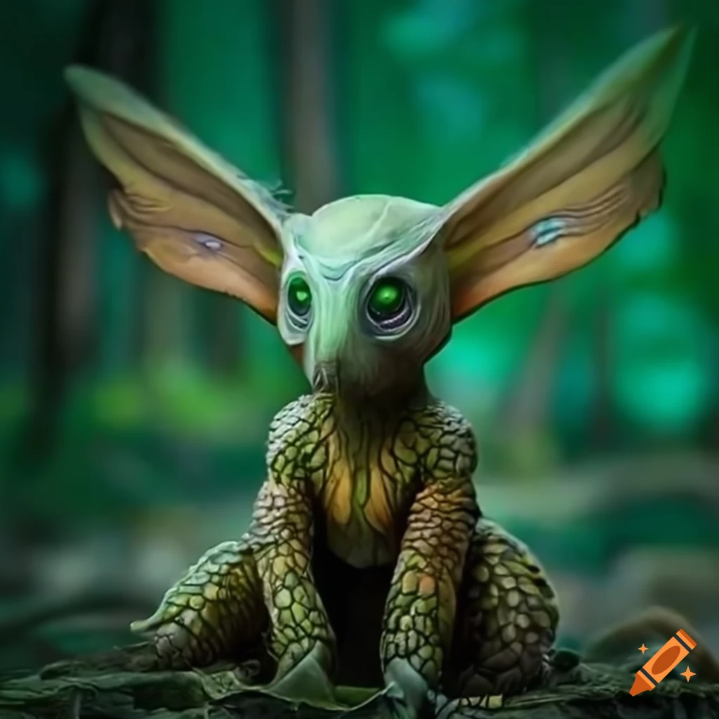 A whimsical hybrid forest creature inspired by both tortoises and beatles, in full body view on ...