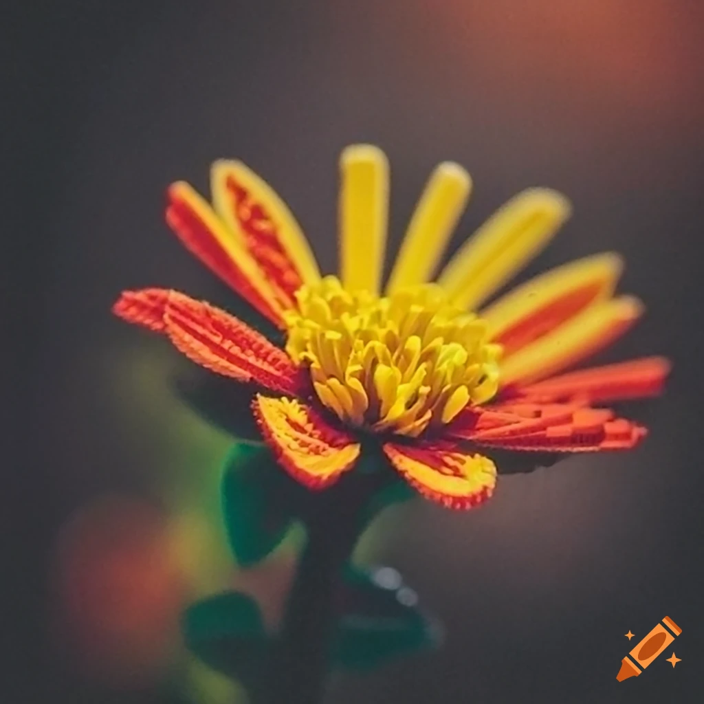 A lego flower on Craiyon